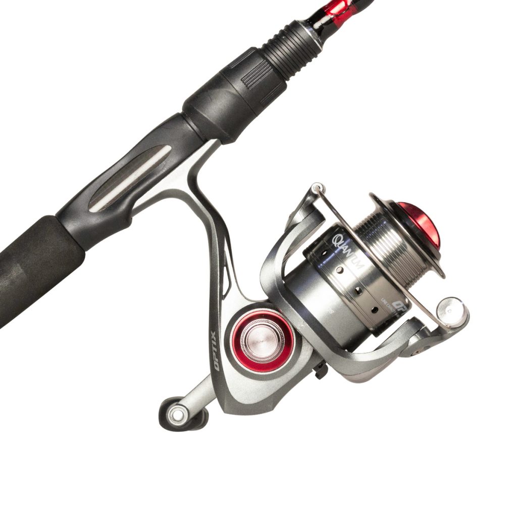 Quantum® Optix Spinning Rod and Reel Combo – Moxy's Bait & Tackle